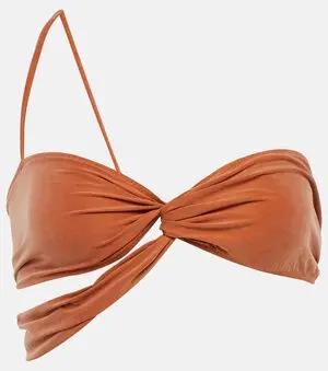 Jacquemus Le Bandeau Espelho Bandeau Top - Orange