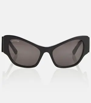 Balenciaga Rectangular Sunglasses - Black