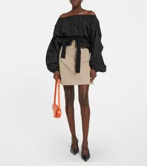 PATOU Cotton Mini Skirt