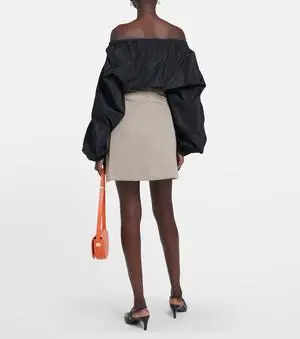 PATOU Cotton Mini Skirt