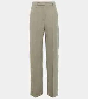 Brunello Cucinelli Straight Leg Twill Pants