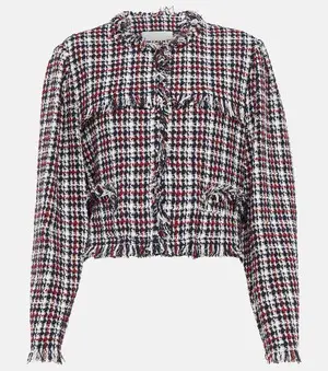 MARANT ETOILE Cotton-blend Tweed Jacket