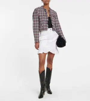 MARANT ETOILE Cotton-blend Tweed Jacket