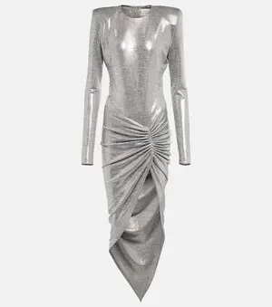 Alexandre Vauthier Jersey Midi Dress