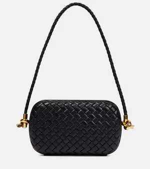 Bottega Veneta Knot On Strap Leather Shoulder Bag