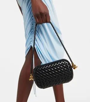 Bottega Veneta Knot On Strap Leather Shoulder Bag