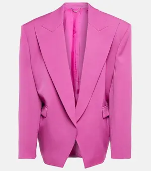 Women's Pink Oversized Blazers