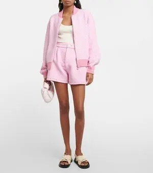 BARRIE Cashmere And Cotton-blend Bouclé Shorts