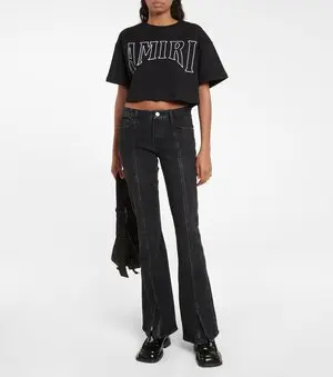 FRAME High-rise Skinny Jeans - Black