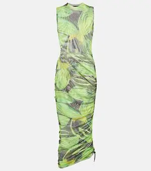 LOUISA BALLOU Heatwave Printed Midi Dress - Multicoloured