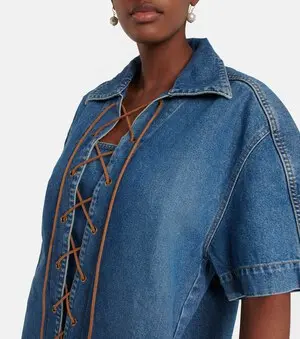 PETAR PETROV Amos Denim Minidress