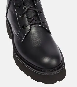 Amiri Leather Lace-up Boots