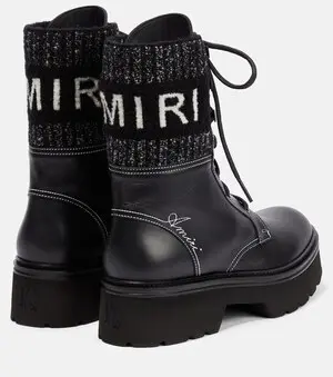 Amiri Leather Lace-up Boots