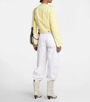 Isabel Marant Valene Cropped Denim Jacket