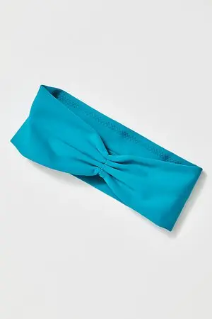 Free People Slam Dunk Silicone Grip Soft Headband Teal