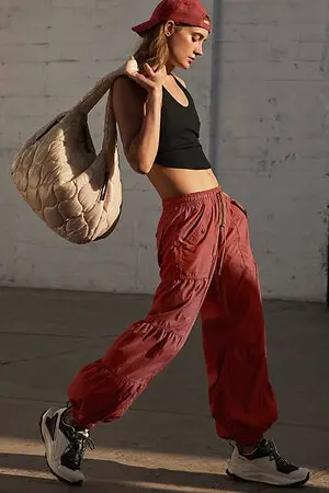 Free People FP Movement Set Me Free Pants Sequoia