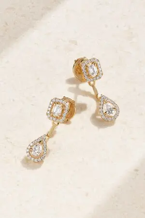 Messika My Twin Toi & Moi 18-karat Diamond Earrings - Gold