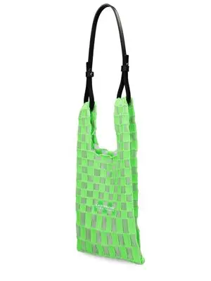 LASTFRAME Small Sheer Ichimatsu Market Bag
