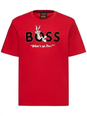 BOSS Bugs Bunny Jersey T-shirt - Bright Red