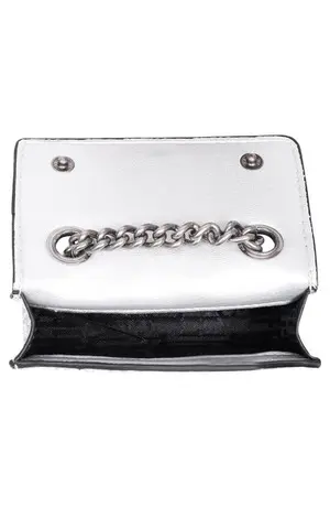 Kurt Geiger Micro Kensington Crossbody Bag - Silver