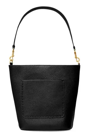 Tory Burch Mcgraw Leather Bucket Bag