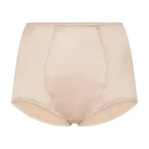 Dolce & Gabbana Satin High-waisted Panties Powder