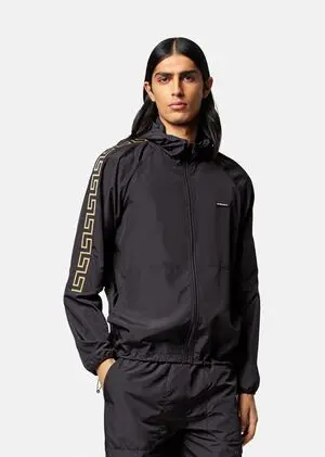 Versace Greca Nylon Gym Track Jacket