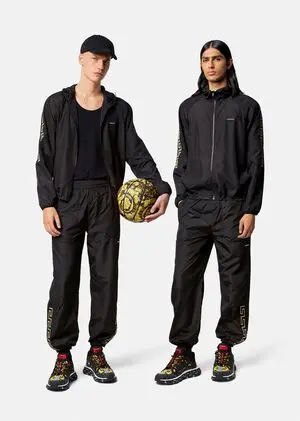 Versace Greca Nylon Gym Track Jacket