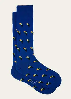 Paul Smith Men's Brian Toucan Crew Socks - 47