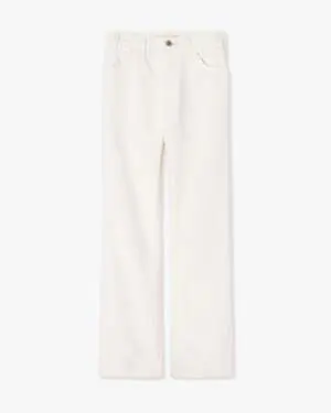 NILI LOTAN Joan High-rise Slim Straight Leg Jeans - Cream