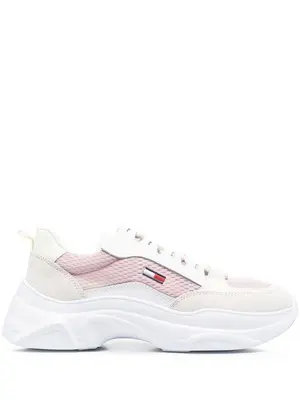 Tommy Hilfiger Lace-up Low-top Sneakers - Pink