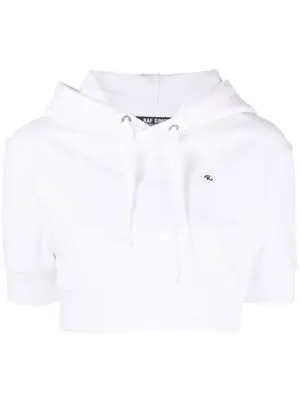 Raf Simons Short-sleeve Hoodie - White