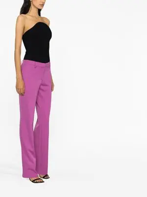 Magda Butrym Straight-leg Wool Trousers - Pink