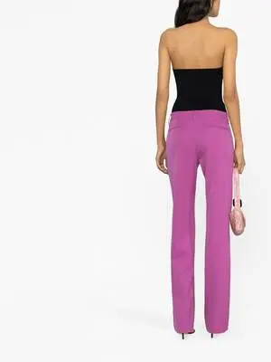 Magda Butrym Straight-leg Wool Trousers - Pink