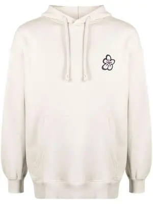 Camper Floral Print Cotton Hoodie