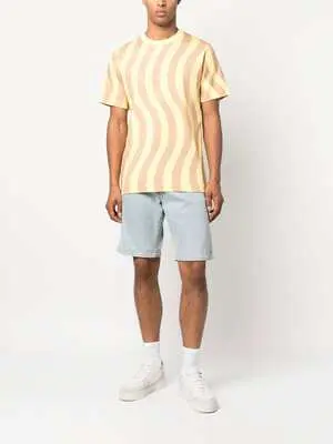Camper Wave-print T-shirt - Yellow