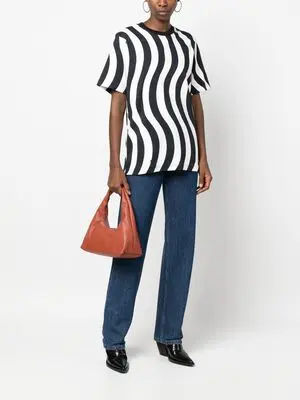 Camper Wave-print T-shirt - White