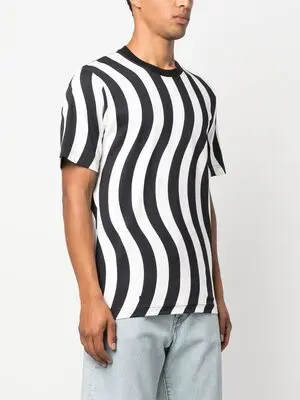 Camper Wave-print T-shirt - White