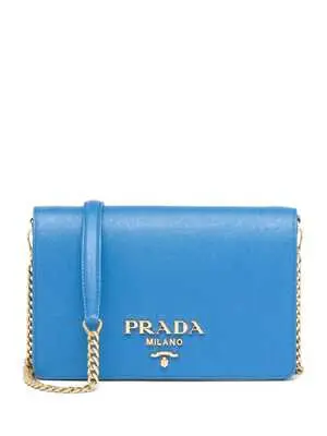 Prada Logo Plaque Crossbody Bag