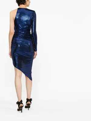 Alexandre Vauthier Sequin-embellished Asymmetric Dress