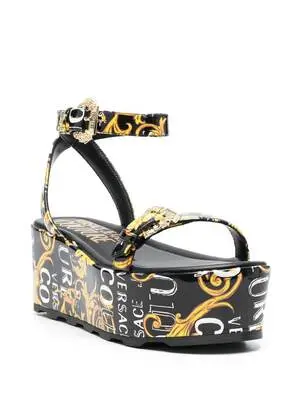 Versace Baroque Pattern-print 70mm Sandals