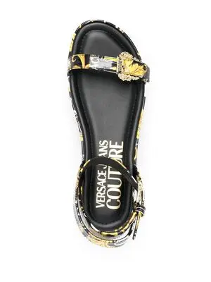 Versace Baroque Pattern-print 70mm Sandals