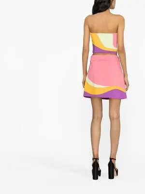 Moschino Colour-block Bustier Top