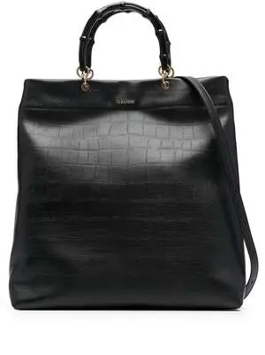 Jil Sander Croc Effect Totes