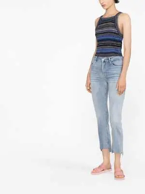 FRAME Cropped-leg Jeans