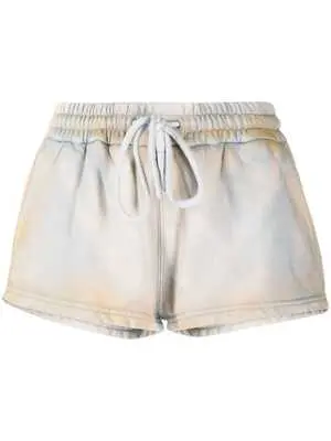Off-White Laundry Drawstring Shorts - Blue