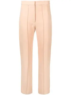 Alex Perry Pleated Straight-leg Trousers