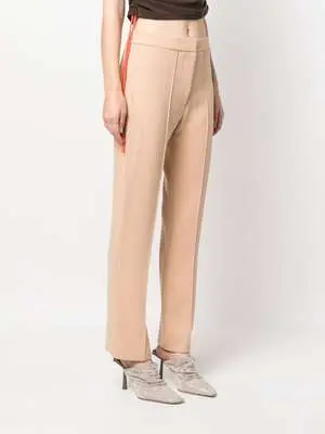 Alex Perry Pleated Straight-leg Trousers