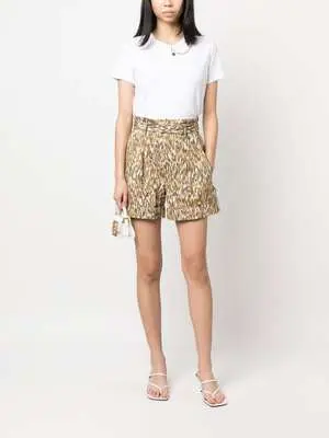 Elisabetta Franchi Chain-detail Cotton T-shirt