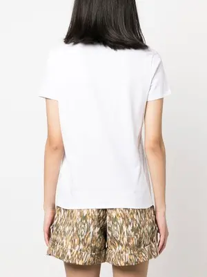 Elisabetta Franchi Chain-detail Cotton T-shirt
